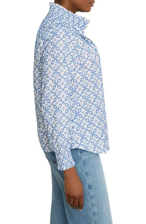 NIC+ZOE Embroidered Tile Shirt