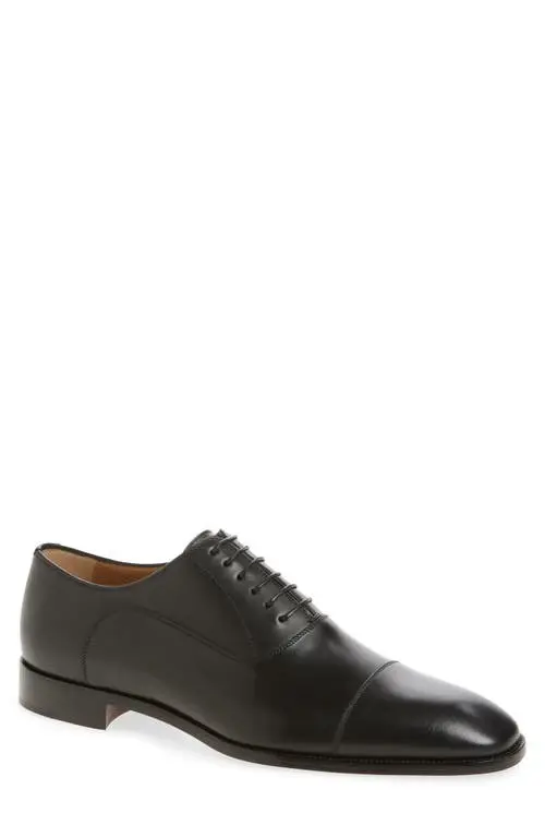 CHRISTIAN LOUBOUTIN Greggory Cap Toe Oxford - Black
