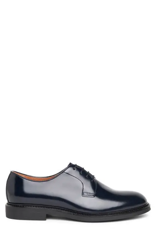 NEROGIARDINI Plain Toe Derby - Navy