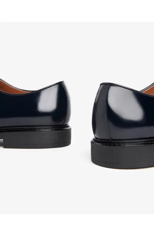 NEROGIARDINI Plain Toe Derby - Navy