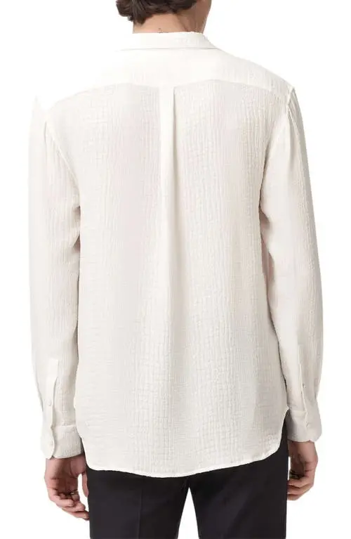 John Varvatos Vito Silk Jacquard Button-up Shirt