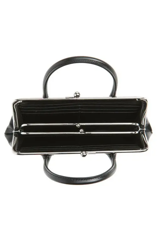 Comme Des Garçons Large Frame Top Handle Bag