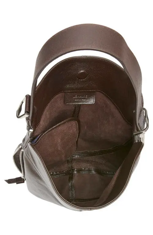 LEMAIRE Quiver Clip Leather Hobo Bag