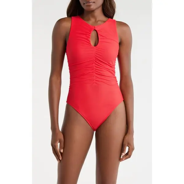 HUTCH Charli One-piece Swimsuit - Solid Red