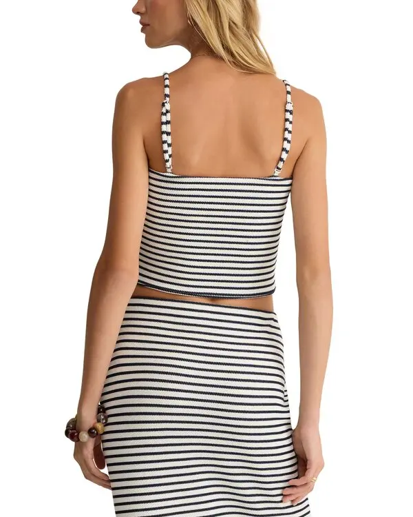 Z Supply Caffari Striped Tube Top - Eclipse