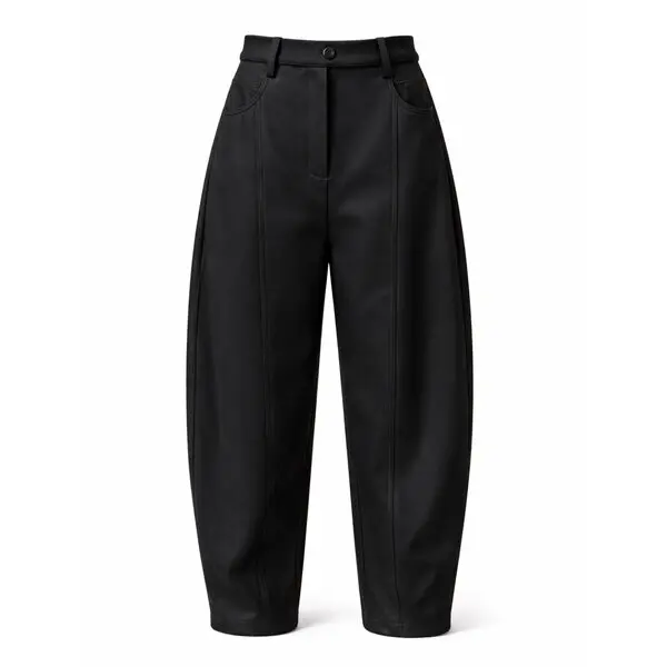 JULIA ALLERT High Waisted Barrel Leg Pants