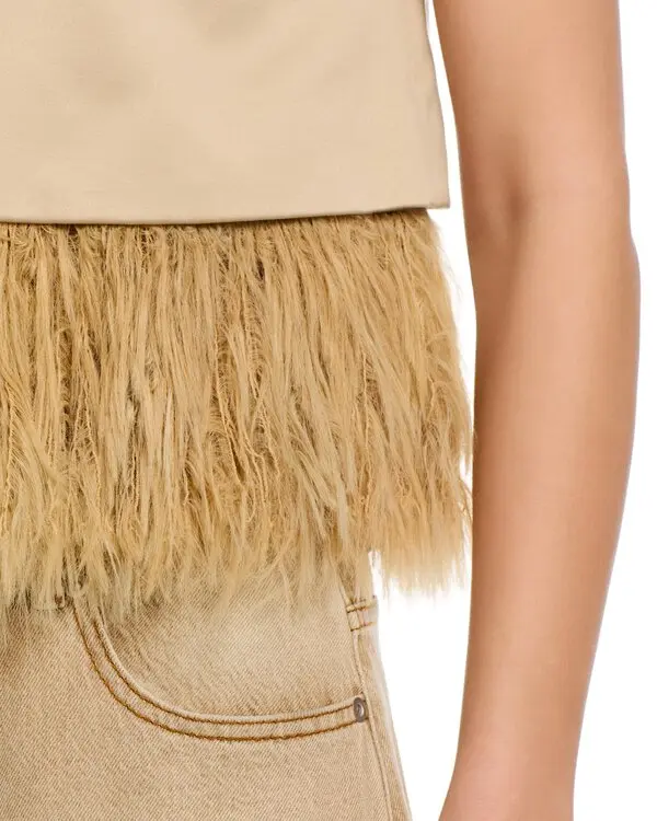 BY MALENE BIRGER Melva Fringed Bandeau Top