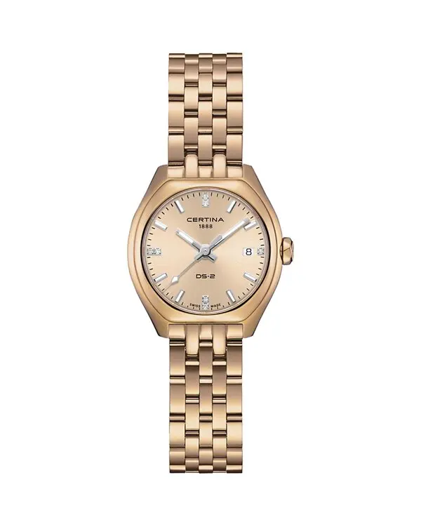 CERTINA Ds-2 Lady Watch - Mother Of Pearl Rose Gold