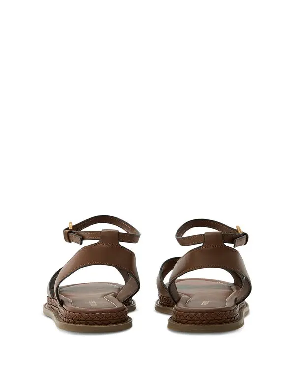 REISS Emma Braided Leather Sandals
