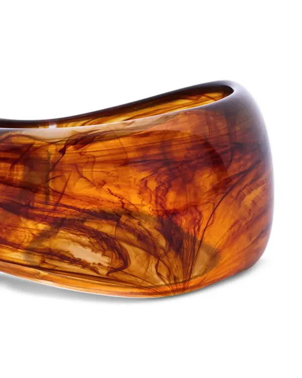 Aqua Resin Bangle Bracelet