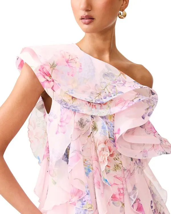 ELLIATT Millie Ruffle Mini Dress
