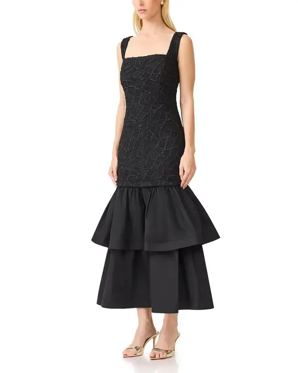 ELLIATT Alexandra Tiered Gown - Black