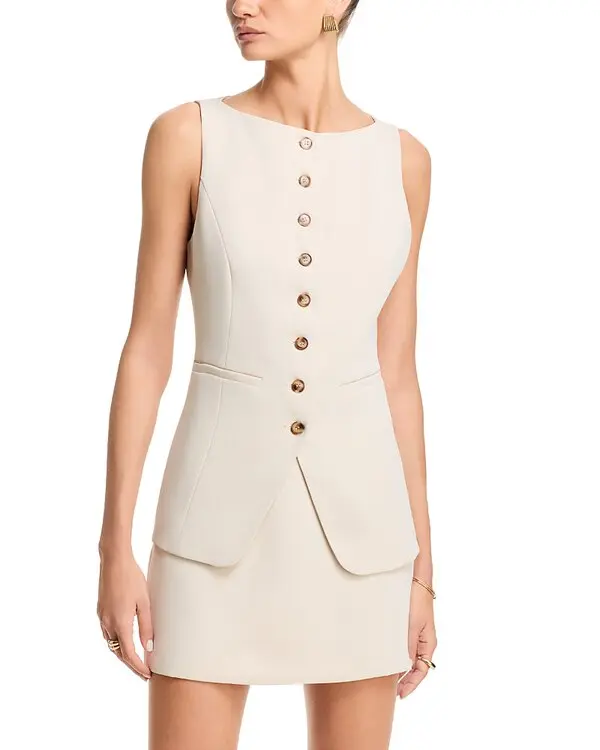 Aqua Boat Neck Vest