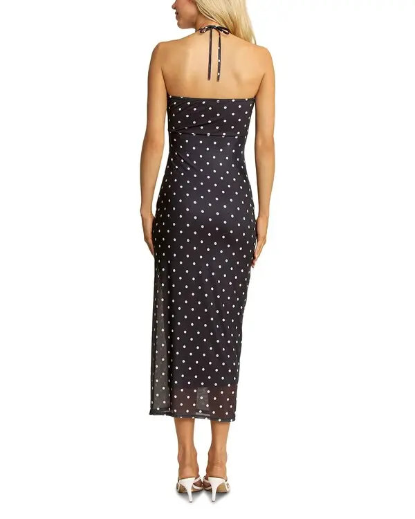 ELEVATOR DISCO Trixie Polka Dot Midi Dress