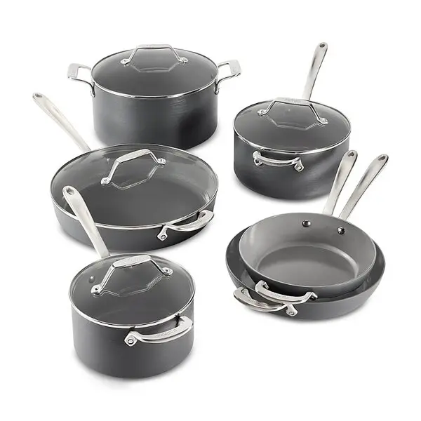 ALL-CLAD All Clad Ha1 Ceramic 10 Piece Cookware Set