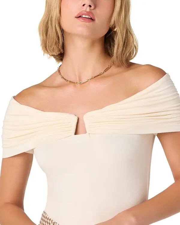 Astr The Label Alba Off The Shoulder Top