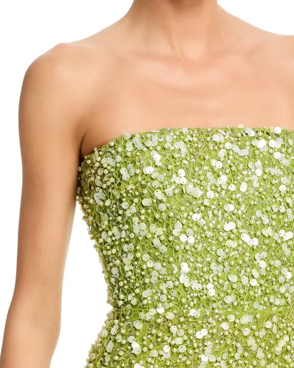 SAU LEE Courtney Beaded Gown