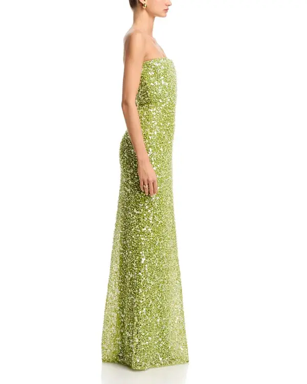 SAU LEE Courtney Beaded Gown