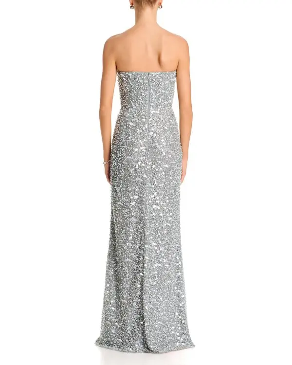 SAU LEE Courtney Gown - Silver Green