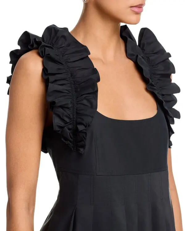 Cinq À Sept Jazmine Dress With Ruffled Details