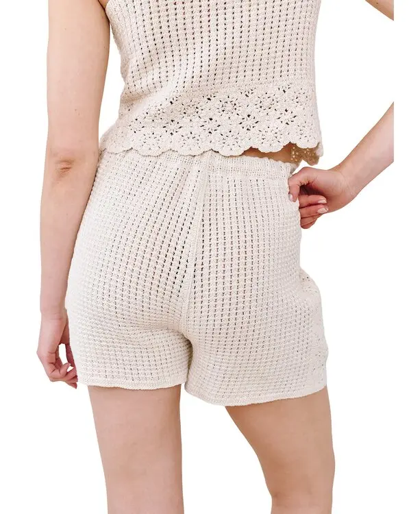 Bella Dahl Open Crochet Shorts