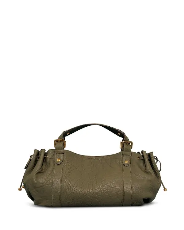 Gerard Darel 24h Leather Handbag - Khaki