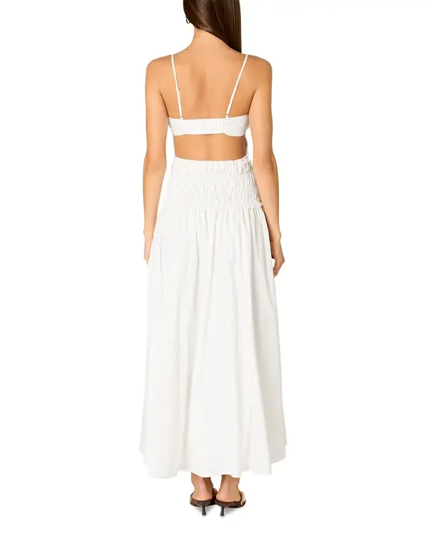 NIA Dante Sleeveless Ruched Maxi Dress