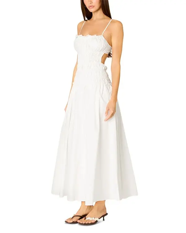 NIA Dante Sleeveless Ruched Maxi Dress