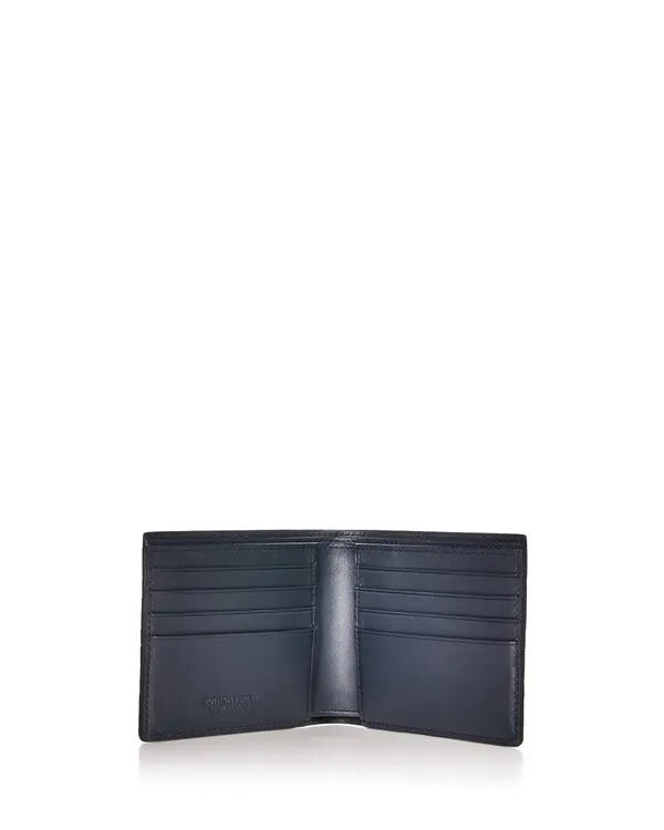 Bottega Veneta Intrecciato Leather Bifold Wallet - Cobalt