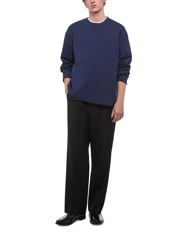 Helmut Lang Raw Hem Crewneck Sweatshirt
