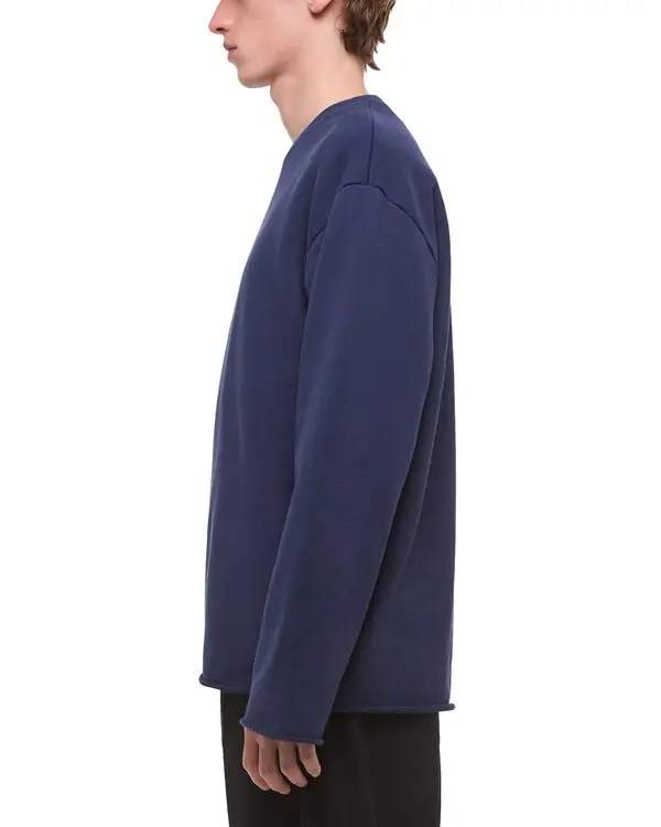 Helmut Lang Raw Hem Crewneck Sweatshirt
