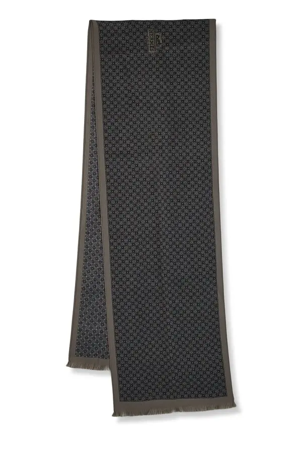 Hermès Silk Scarf - Grey