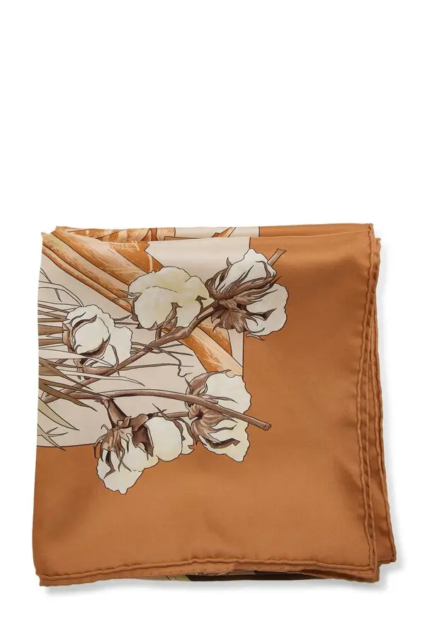 Hermès Multicolor 'turbans Des Reines' Silk Scarf 90