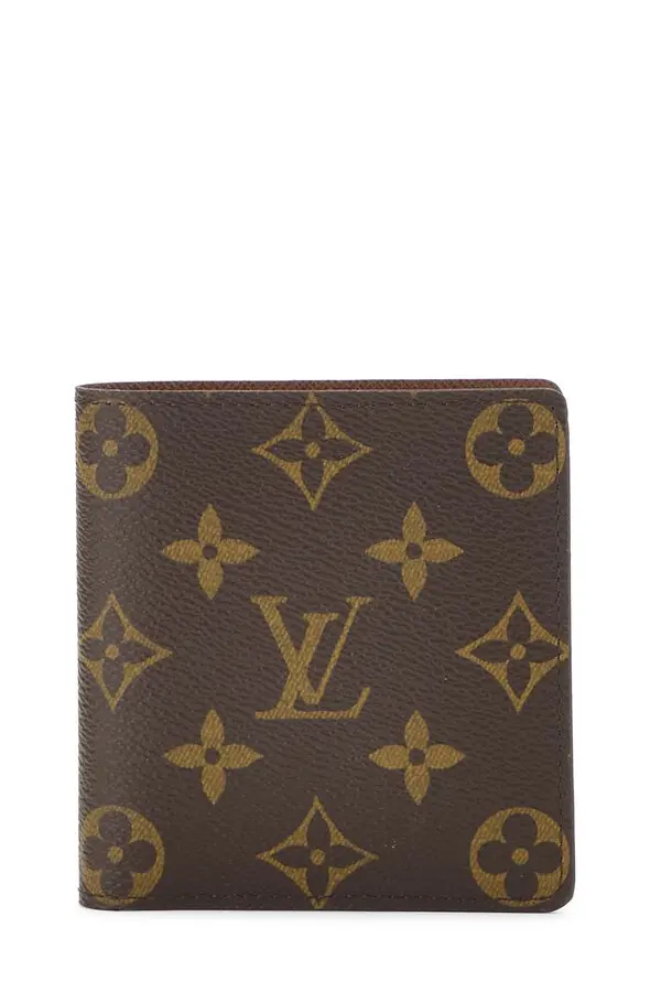 LOUIS VUITTON Monogram Canvas 6 Cartes Credit - Brown