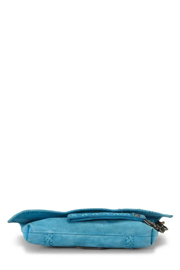 Chrome Hearts Suede Wristlet With Sterling Silver Hardware