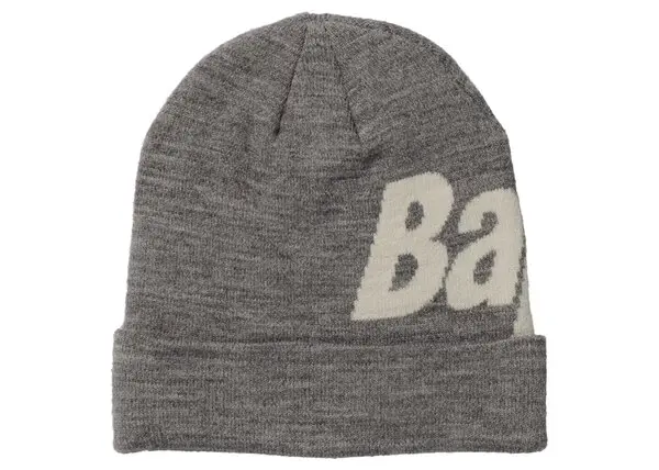 A BATHING APE Knit Beanie - Gray