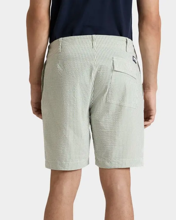 Vilebrequin Seersucker Striped Bermuda Shorts