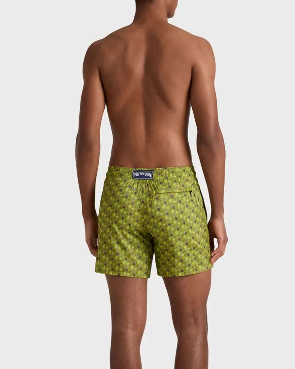 Vilebrequin Micro Ronde Des Tortues Ultralight Swim Shorts - Green
