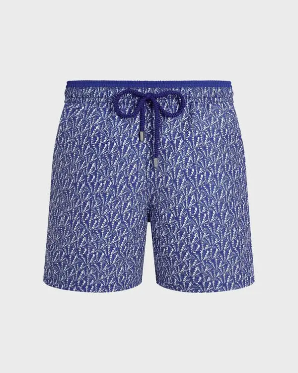 Vilebrequin Graphic Shells Swim Trunks - Blue