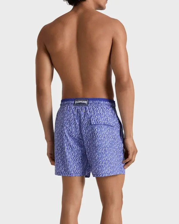 Vilebrequin Graphic Shells Swim Trunks - Blue