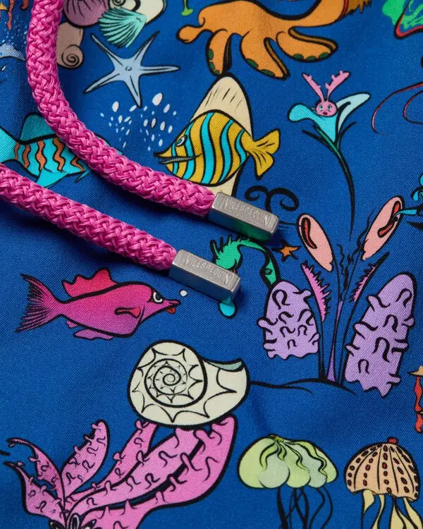 Vilebrequin Stretch Short Swim Trunks Aquarium - Blue