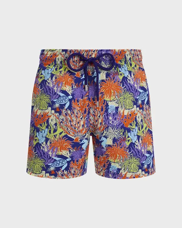Vilebrequin Stretch Short Swim Trunks - Blue