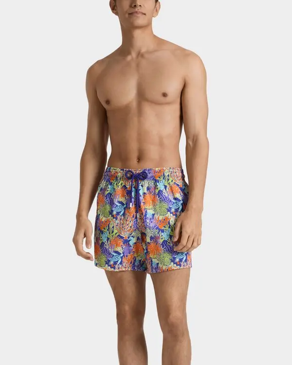 Vilebrequin Stretch Short Swim Trunks - Blue