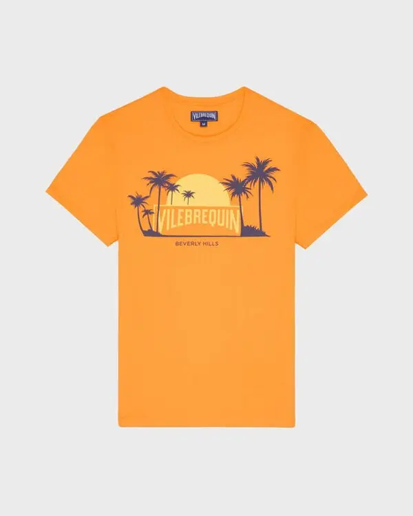 Vilebrequin Organic Cotton Tshirt City Tee Shirt Thom - Orange