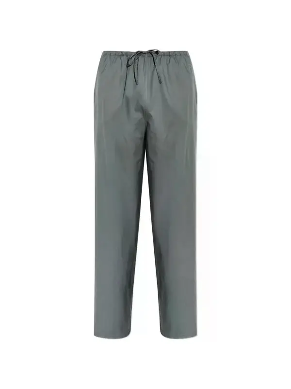 MAISON MARGIELA Drawstring-waist Pajama Trousers - Grey