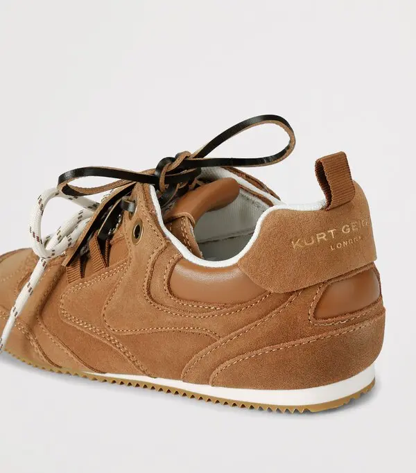 Kurt Geiger Suede Runner Sneakers - Beige