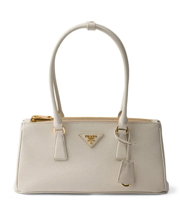 Prada Medium Leather Galleria Top-handle Bag - Neutral