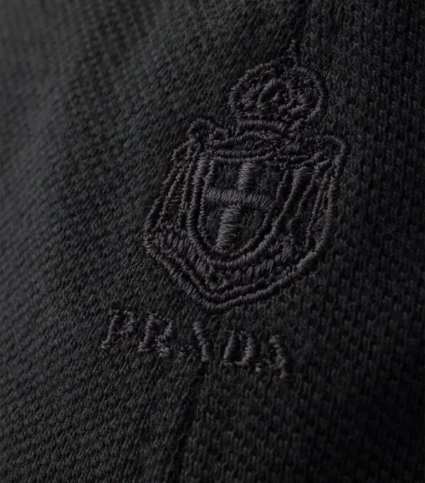 Prada Piqué Baseball Cap - Black