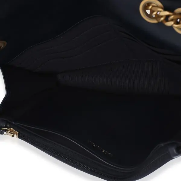 Chanel Quilted Lambskin Wallet On Chain - Blue