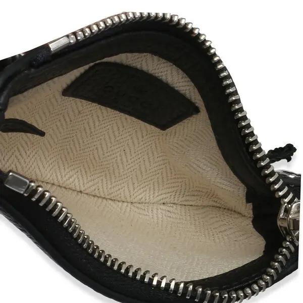 Gucci Pebbled Calfskin B Shoulder Pouch